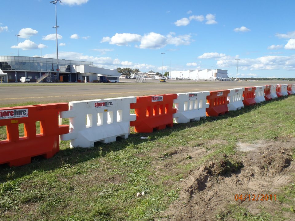Hire Water Filled Barriers Melbourne Brisbane Sydney Adelaide
