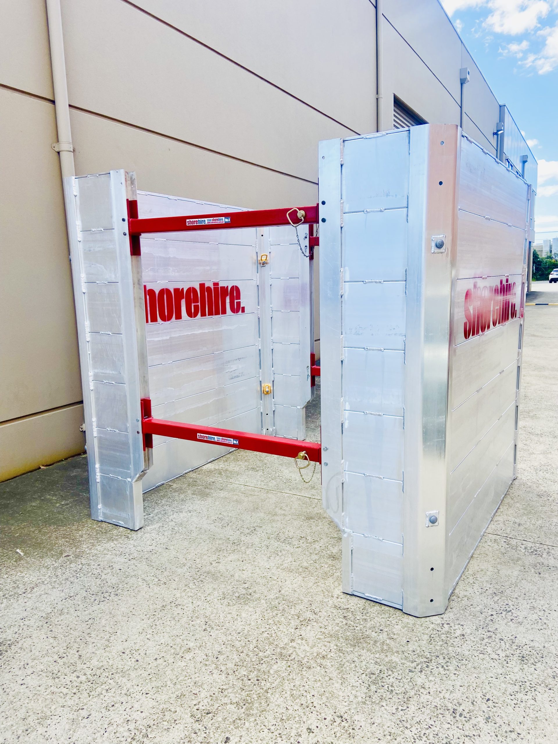 Aluminium Manhole Shoring Boxes For Hire
