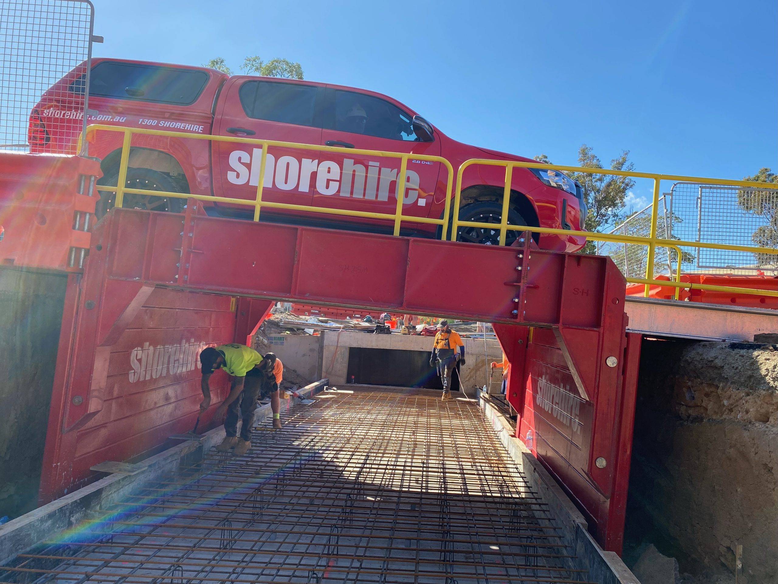Temporary Bridge Design using a Shoring Box - Sydney - Shore Hire
