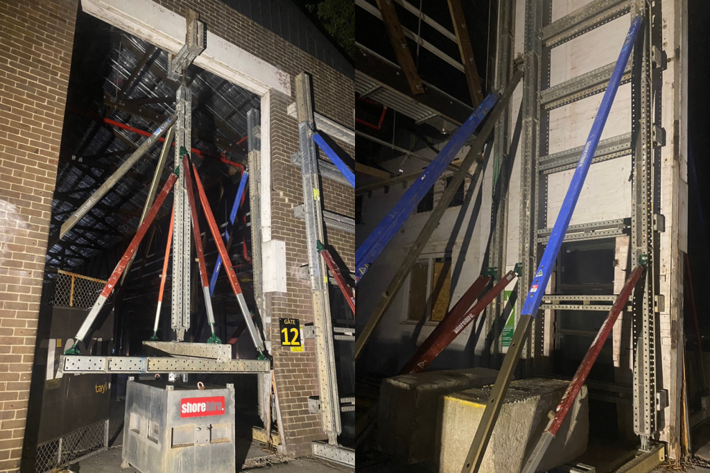 Emergency Propping Install To Support a Compromised Wall – Sydney ...