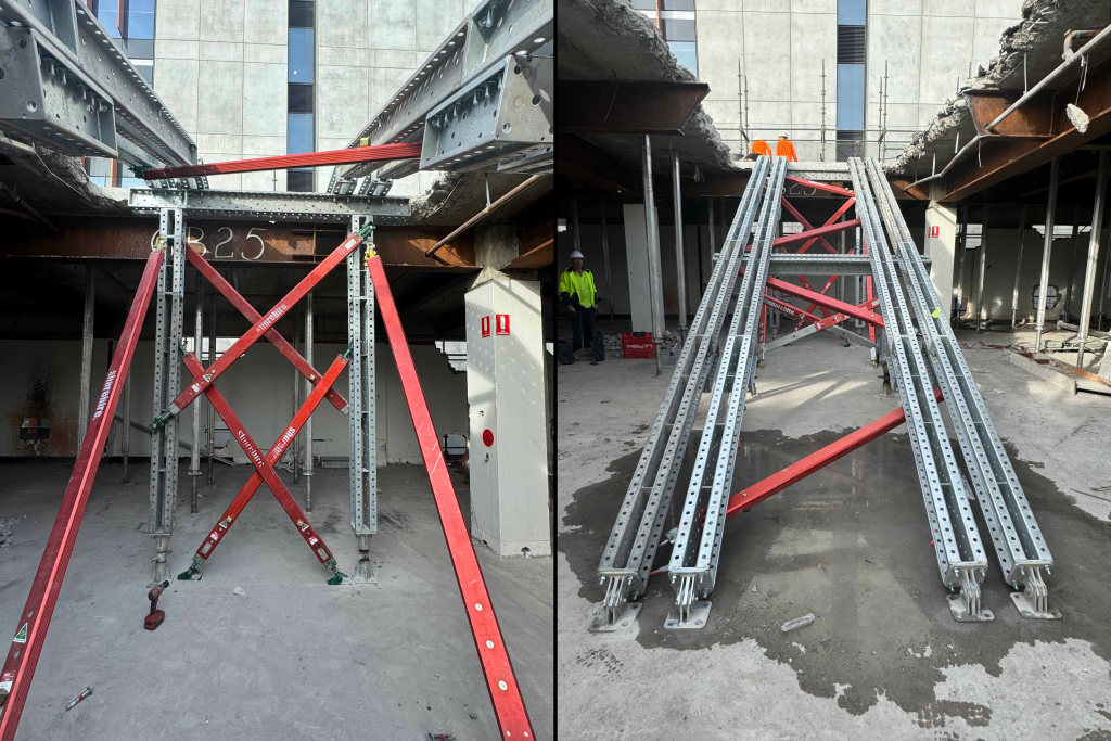 Building an Access Ramp out of Props - Wollongong - Shore Hire